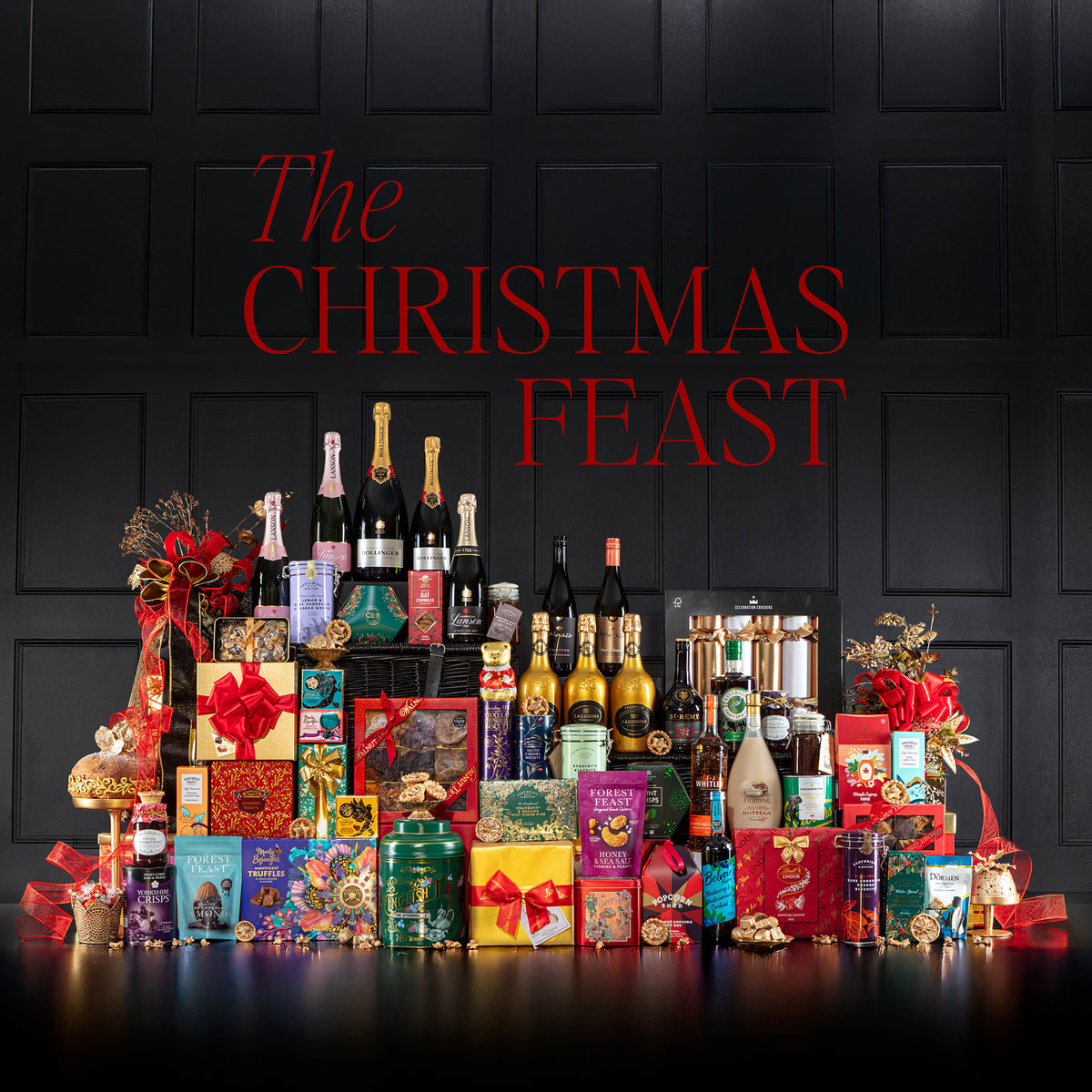 Christmas Feast Luxury Champagne Hamper | Showstopper Gift – Todhunter.com